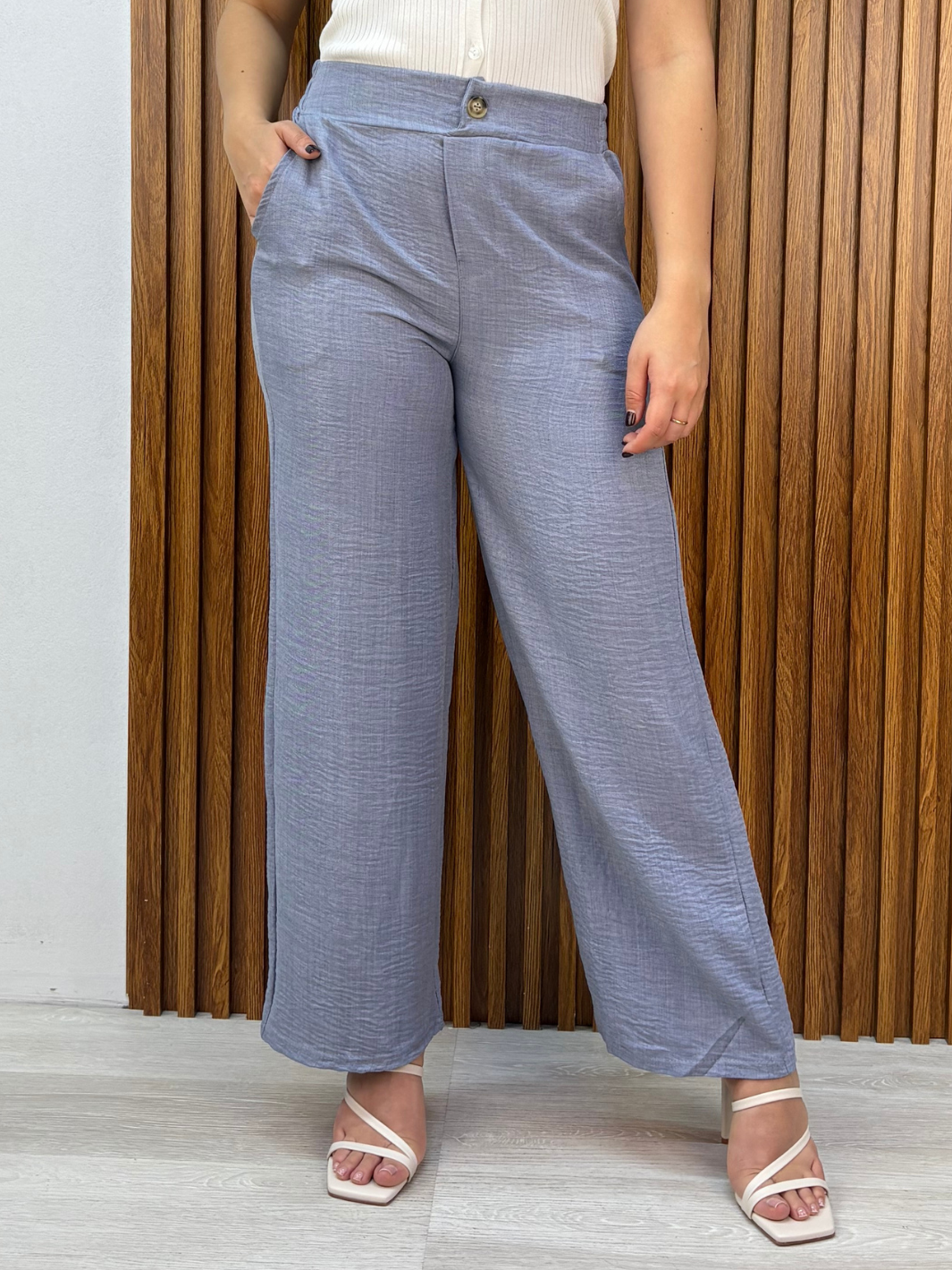 PANTALON HOLGADO FRANCIS ACERO – HUBA